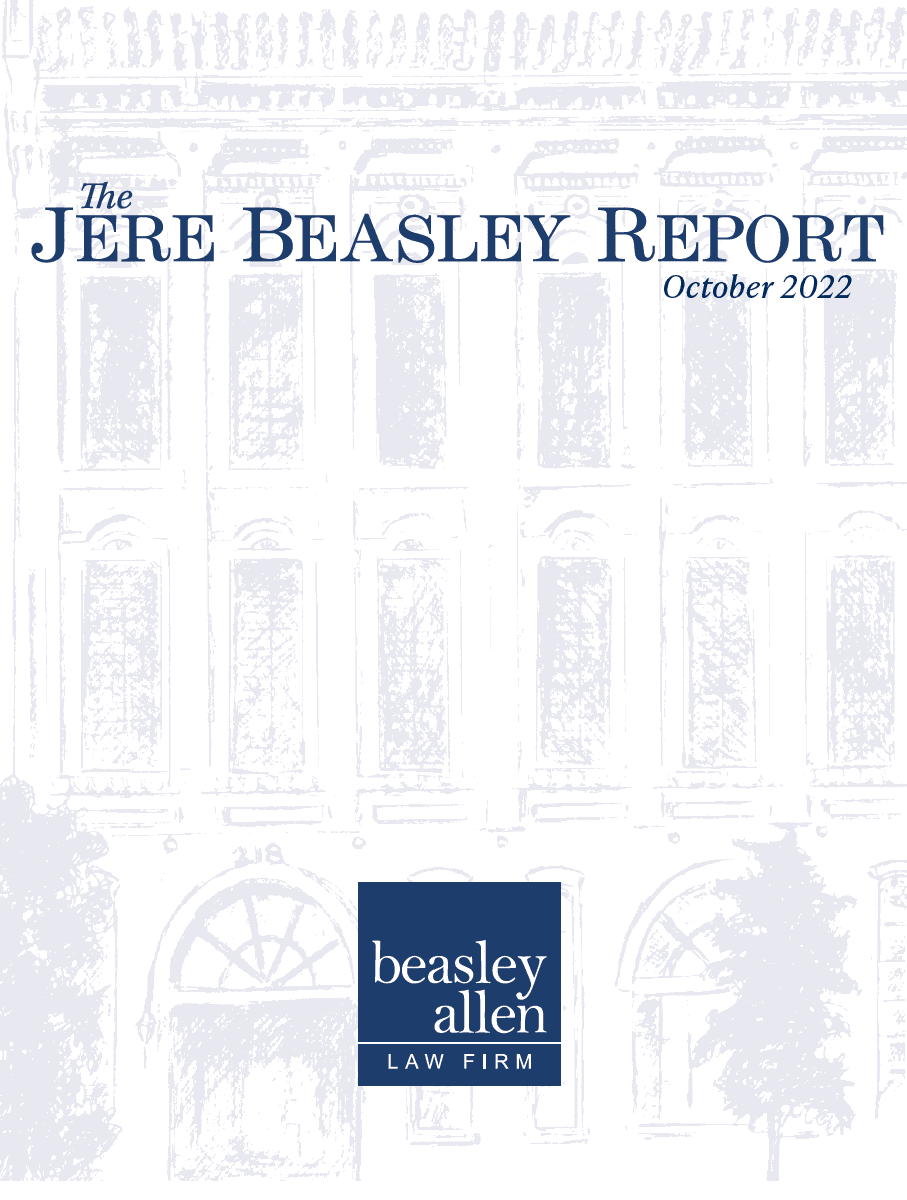 Jere Beasley Report - October 2022 - Beasley Allen