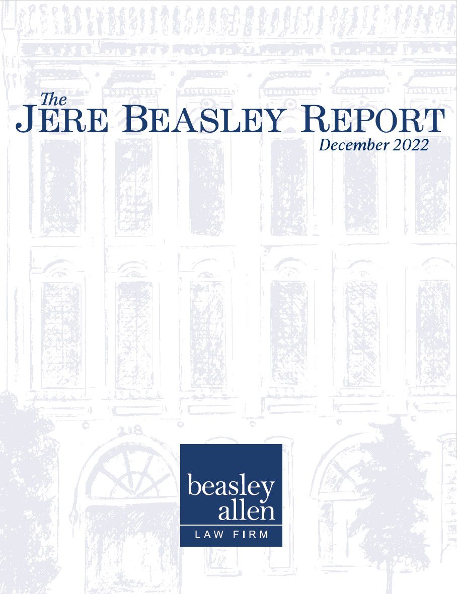 Jere Beasley Report - December 2022 | Beasley Allen